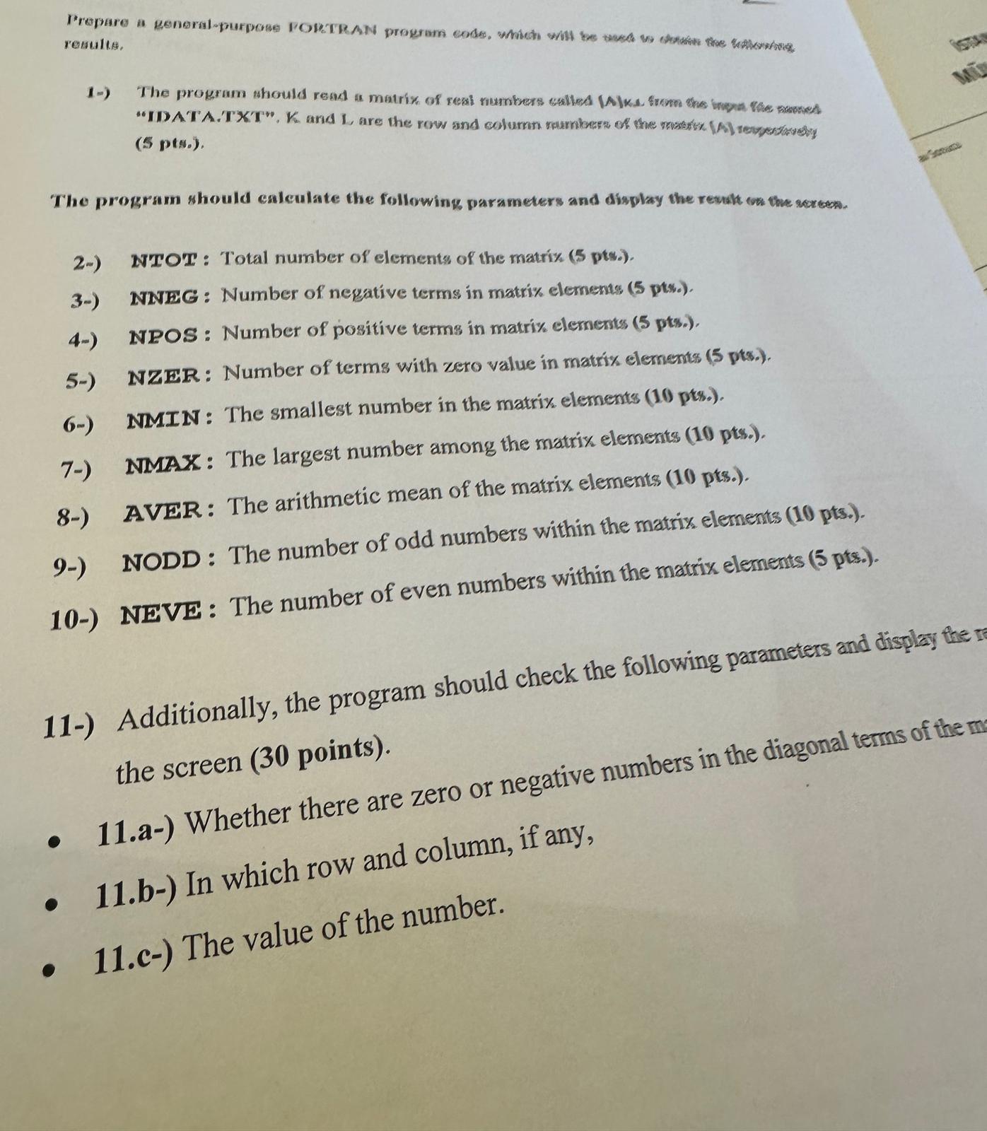 Solved resulte. (5pts). The program should ealculate the | Chegg.com