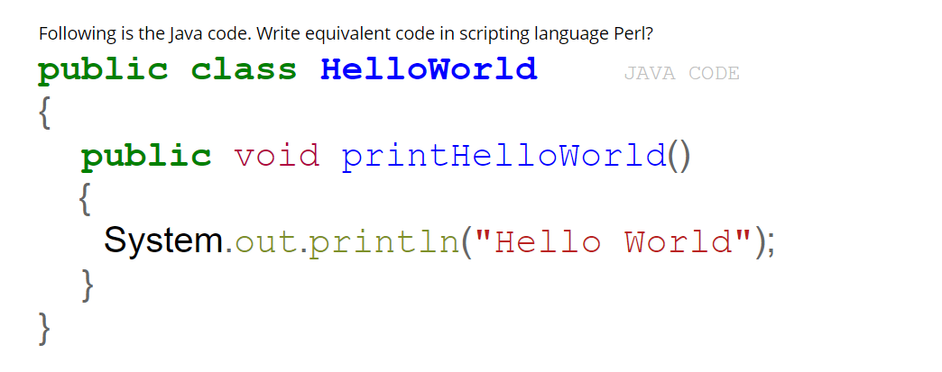 Solved Following Is The Java Code Write Equivalent Code In