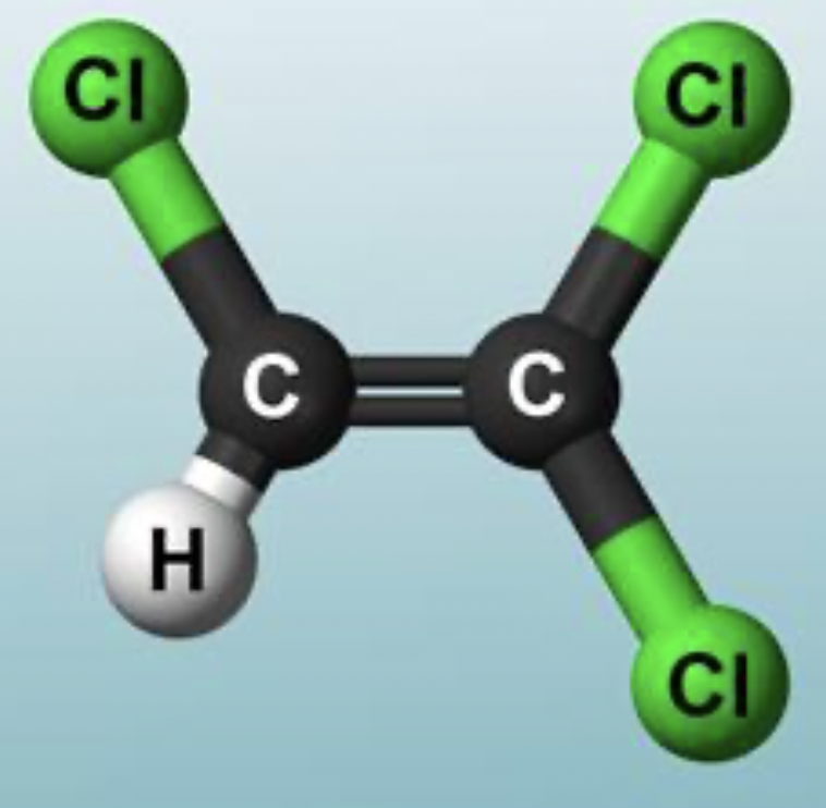 Solved Which is the correct diagram of Trichloroethylene | Chegg.com