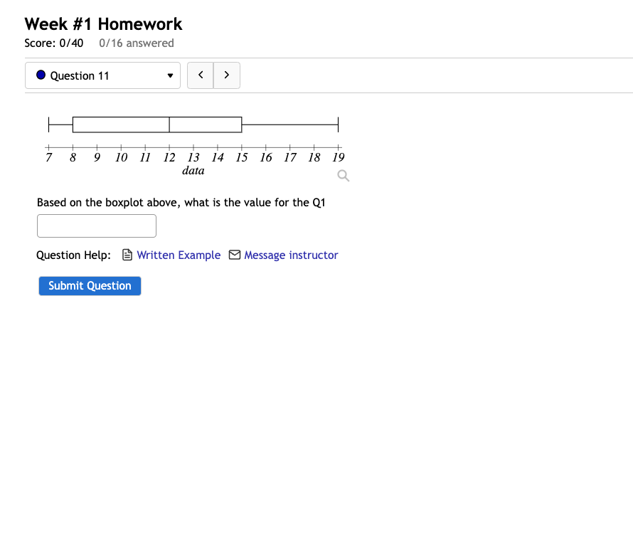 Solved Week \#1 Homework Score: 0/400/16 answered Based on | Chegg.com