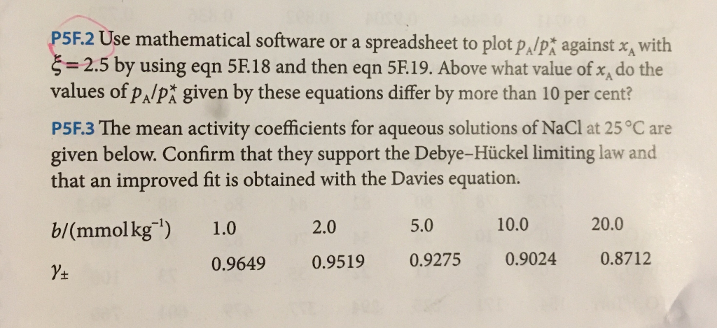 P5F.2 Use mathematical software or a spreadsheet to | Chegg.com