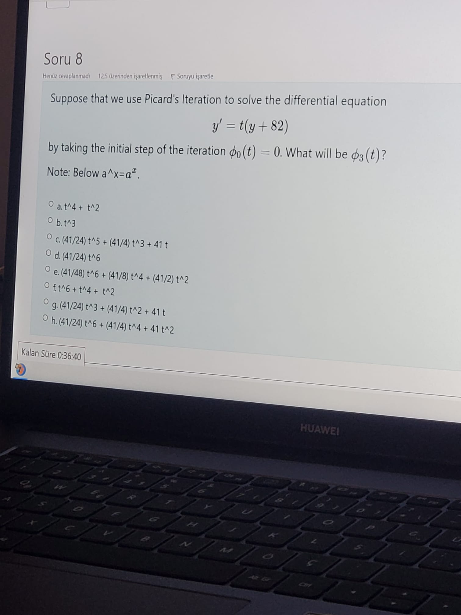 Suppose that we use Picard's Iteration to solve the | Chegg.com Suppose that we use Picard's Iteration to solve the | Chegg.com