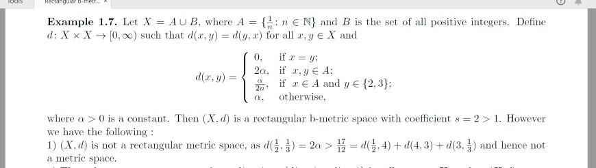 Solved Rectangular B-metric spaces d(x,y)