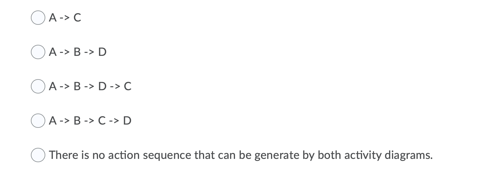 Solved Which of the following action sequences can be | Chegg.com