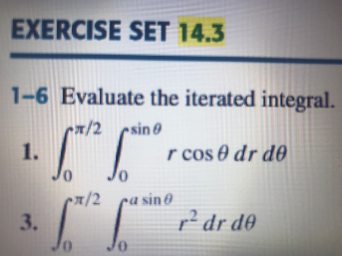 Solved Evaluate the iterated integral. integral^pi/2 _0 | Chegg.com