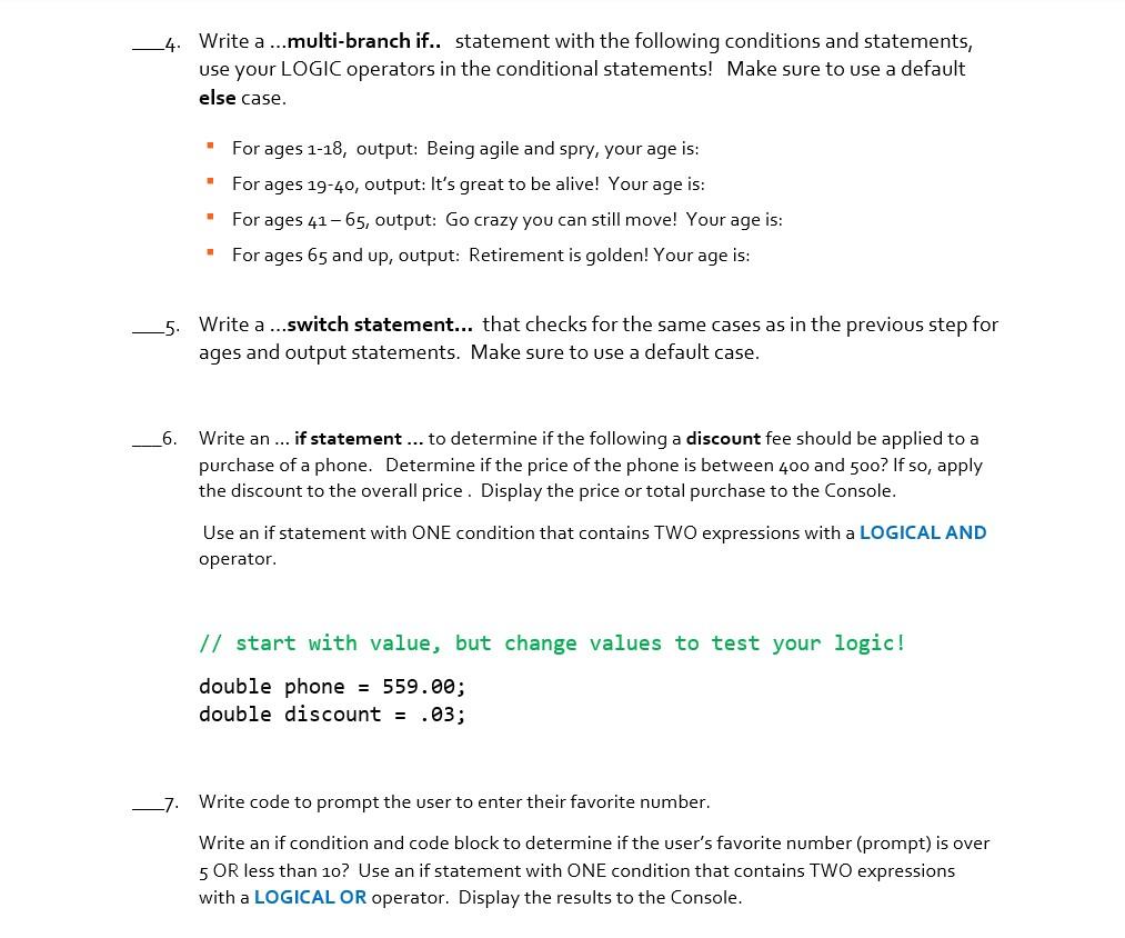 Solved Directions: complete all steps below and show your | Chegg.com