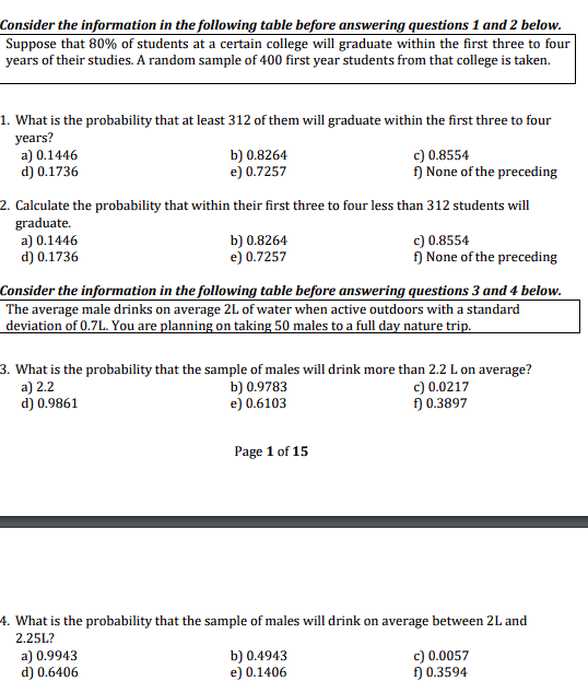 Solved Consider the information in the following table | Chegg.com
