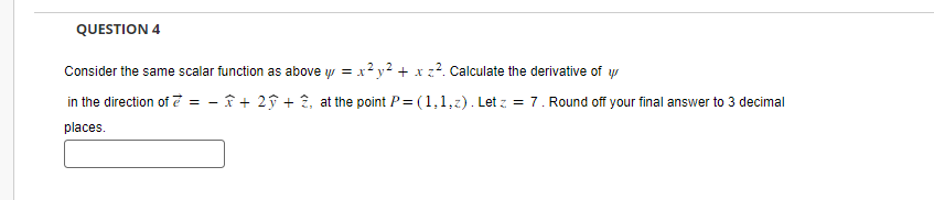 Solved Consider the same scalar function as above | Chegg.com