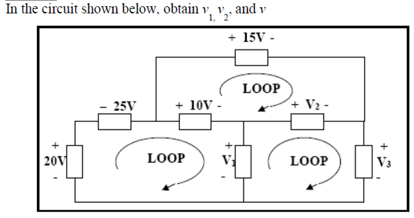 Solved In the circuit shown below, calculate V and V 2 1 + | Chegg.com