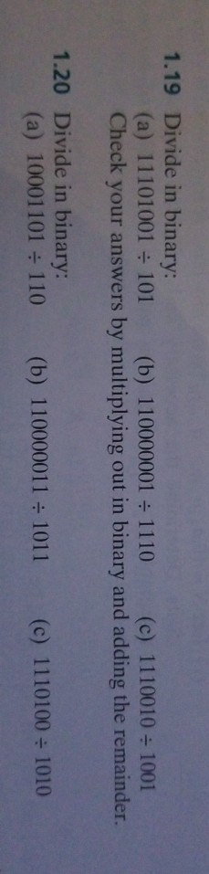 Solved 1.17 Add, subtract, and multiply in binary: (a) 1111 | Chegg.com