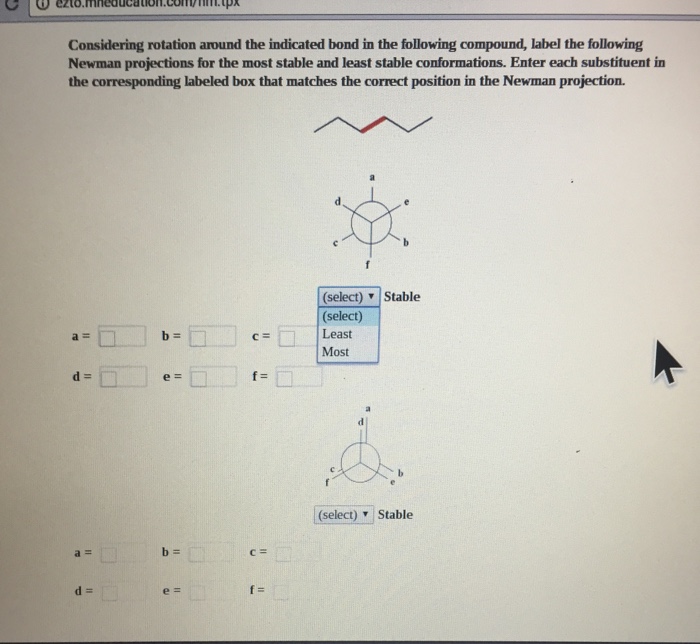 Solved Considering rotation around the indicated bond in the | Chegg.com Solved Considering rotation around the indicated bond in the | Chegg.com