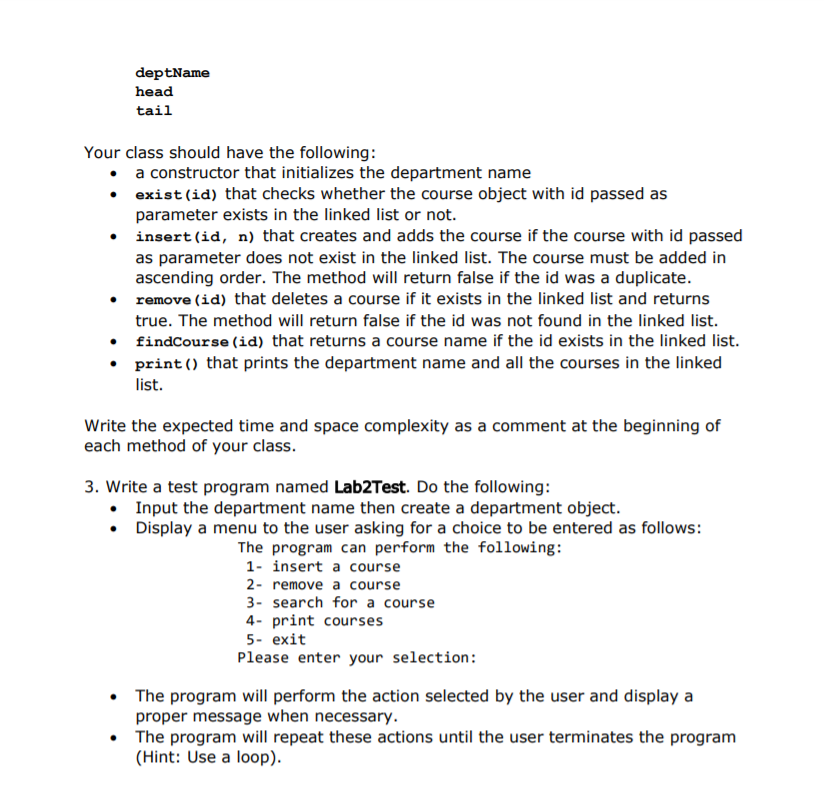 Solved Lab Exercise: Implement the following classes: 1. | Chegg.com