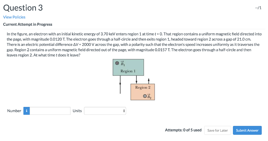 Solved Question 3 --/1 View Policies Current Attempt in | Chegg.com