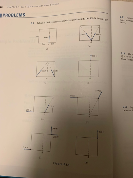 Solved 6 CHAPTER 2: Basic Operations with Force Systems | Chegg.com