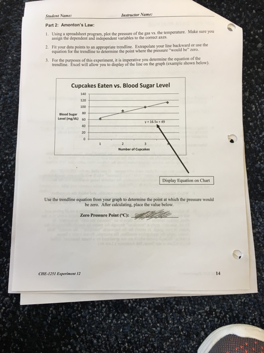 Solved Instructor Name Student Name: Part 2: Amonton's Law | Chegg.com
