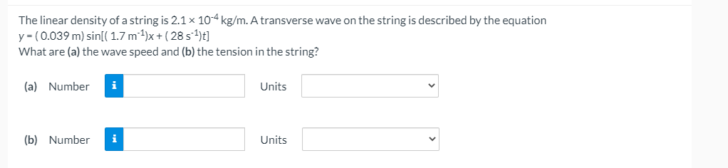 Solved The linear density of a string is 2.1 x 10-4 kg/m. A | Chegg.com