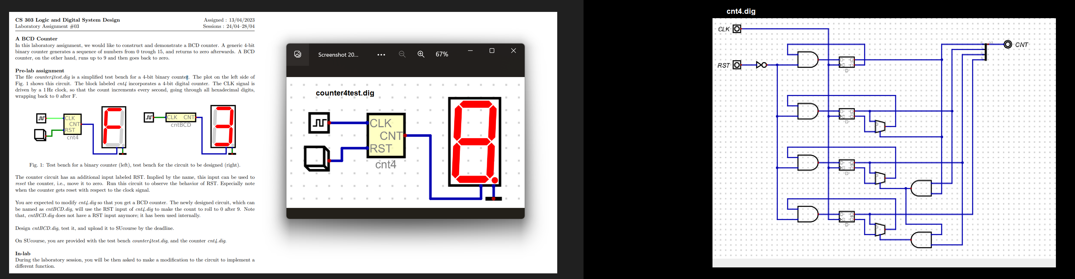Solved A BCD Counter In this laboratory assignment, we would | Chegg.com