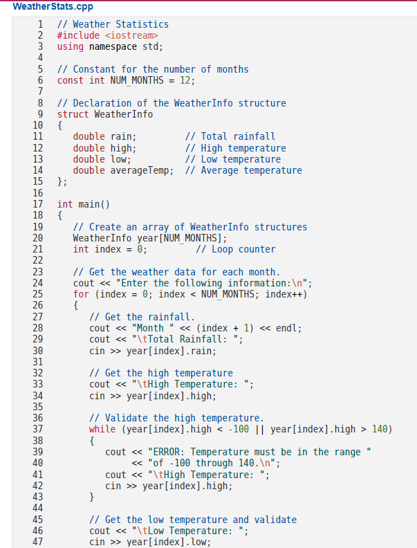 Solved (IN C++) : Write a program that uses a structure to | Chegg.com