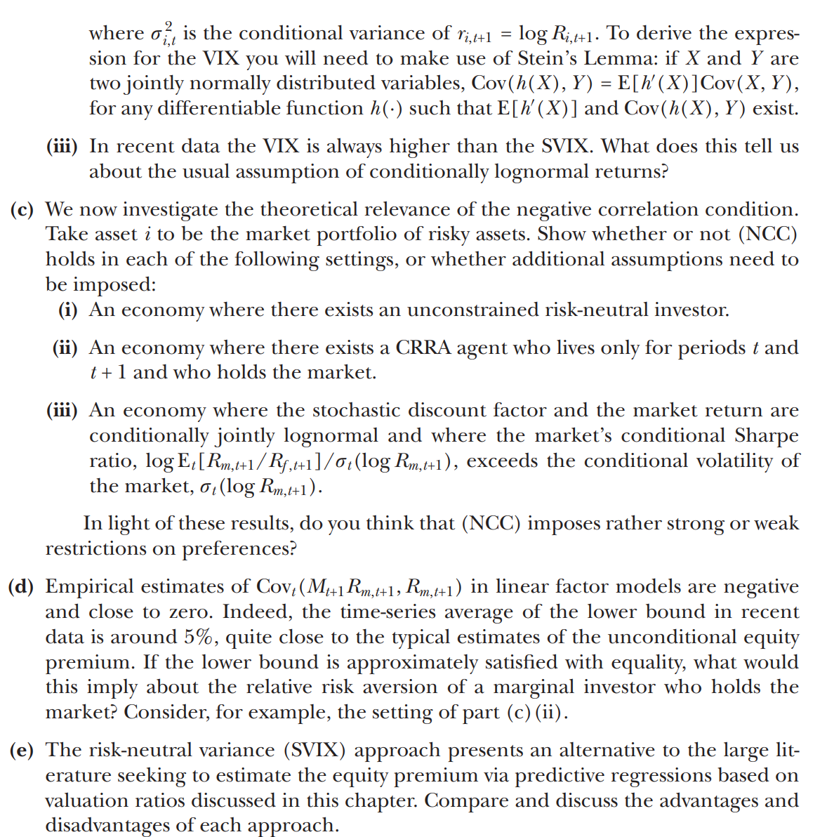 Solved where σi,t2 is the conditional variance of | Chegg.com