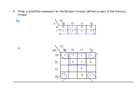 Solved 1. Write a simplified expression for the Boolean | Chegg.com
