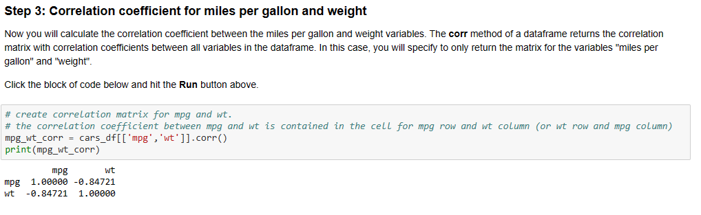 Solved step 1: Generating cars dataset This block of Python | Chegg.com