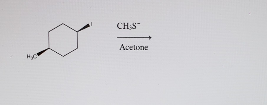Solved CH3S- Acetone HC | Chegg.com
