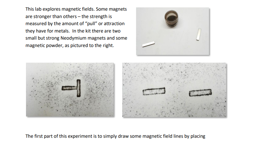 Solved This lab explores magnetic fields. Some magnets are | Chegg.com