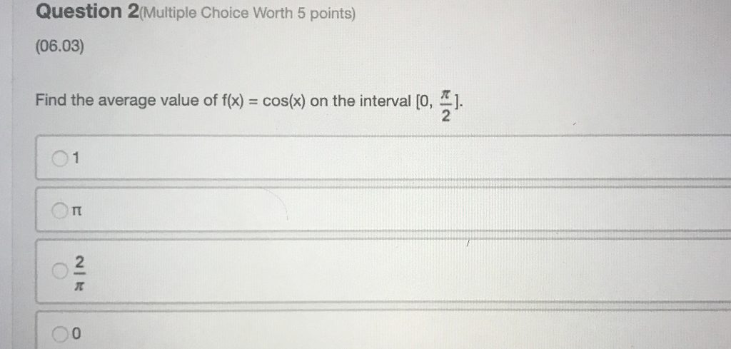 Solved Question 2(Multiple Choice Worth 5 points) (06.03) | Chegg.com