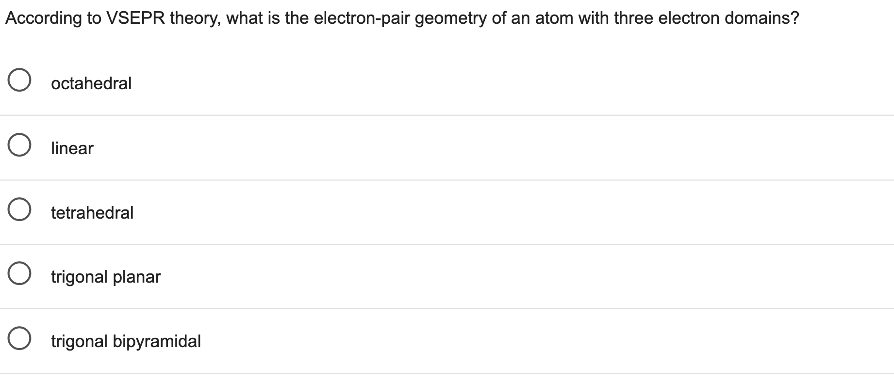 Solved According to VSEPR theory, what is the electron-pair | Chegg.com