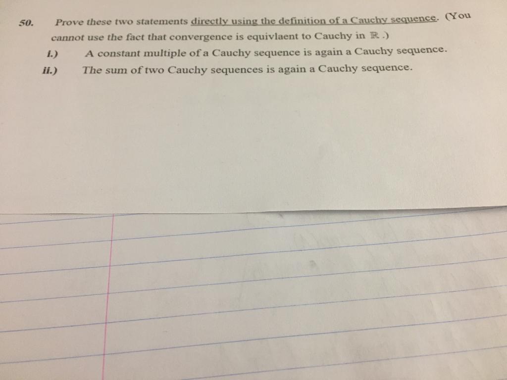 Solved 50. Prove these two statements directly using the | Chegg.com