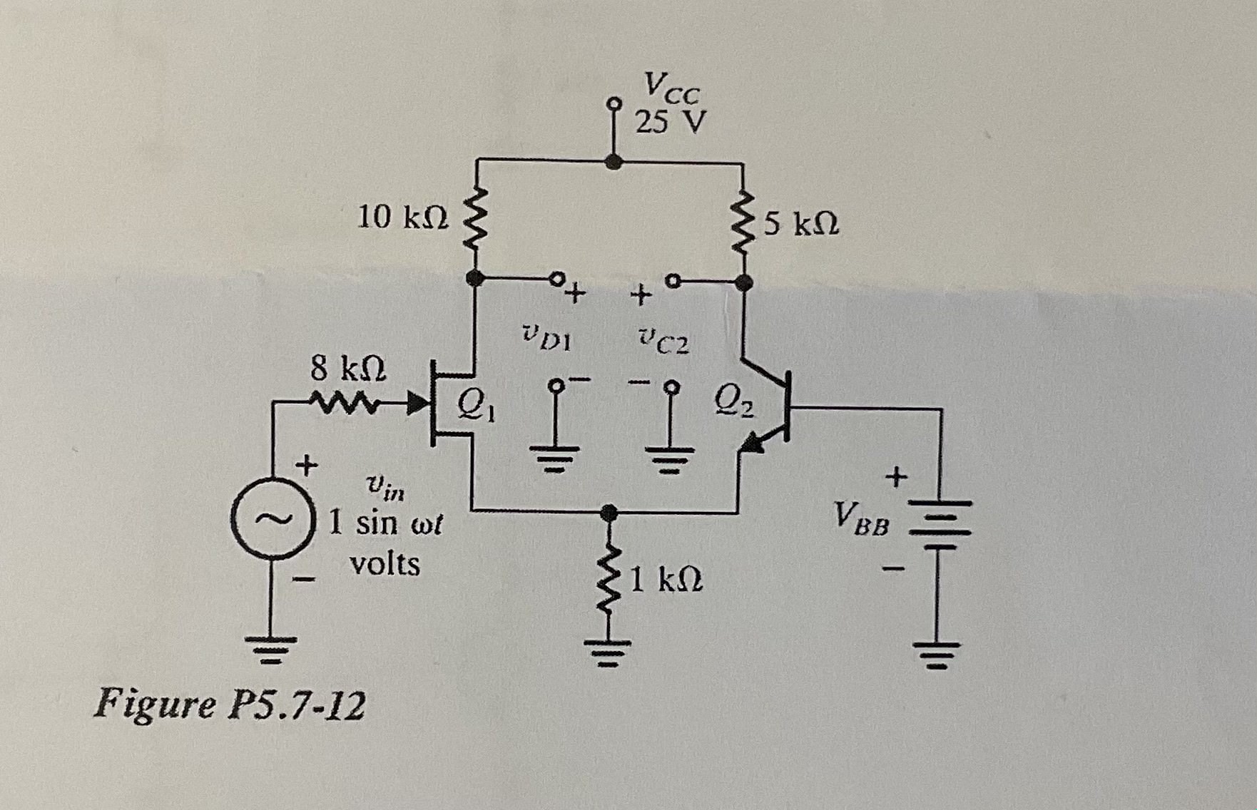 Solved Given that the quiescent current in each of the | Chegg.com