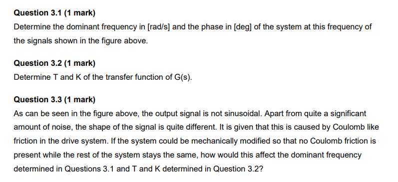 An open loop electric servo motor system consisting | Chegg.com