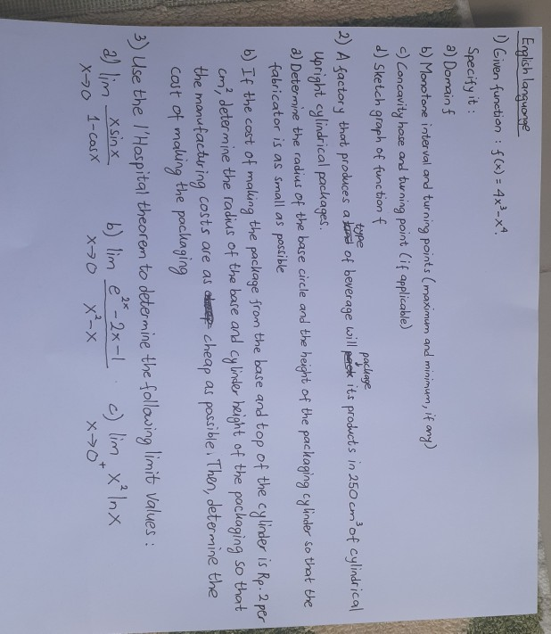 Solved This is my question mathematics, I hope you give the | Chegg.com