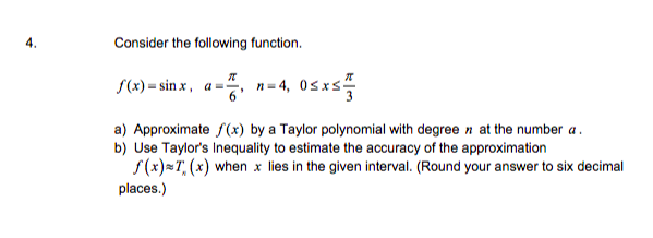 Solved Consider the following function. | Chegg.com