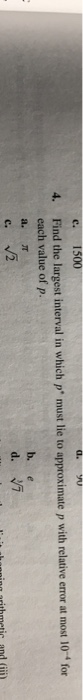 Solved Answer A&B please find the largest interval in | Chegg.com