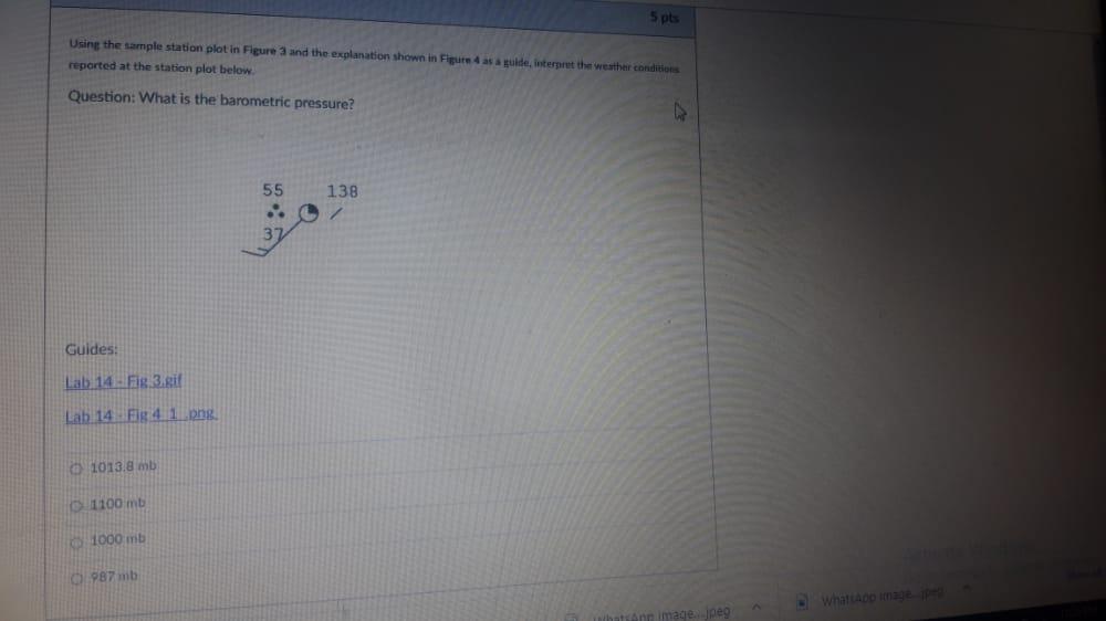 Solved Using the sample station plot in Figure 3 and the | Chegg.com