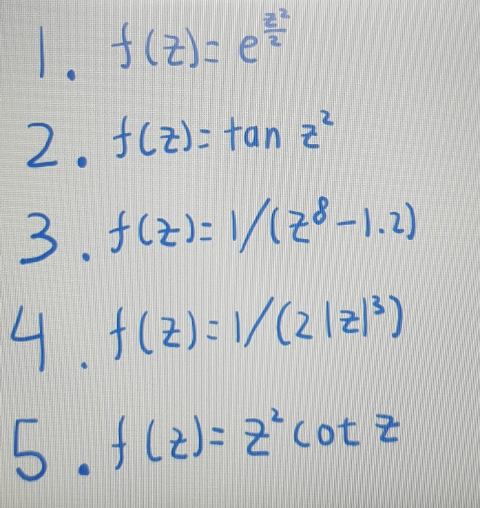 Solved Cauchy's theorem applicable? integrate f(z) | Chegg.com