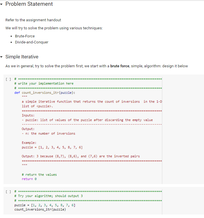 Solved Eight-Tile Solvability Test Eight-Tile puzzles have | Chegg.com