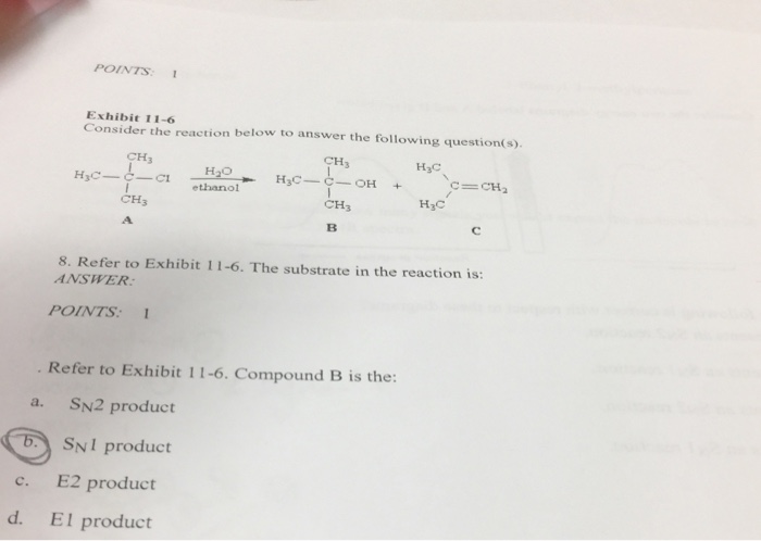 Solved Consider The Reaction Below To Answer The Following
