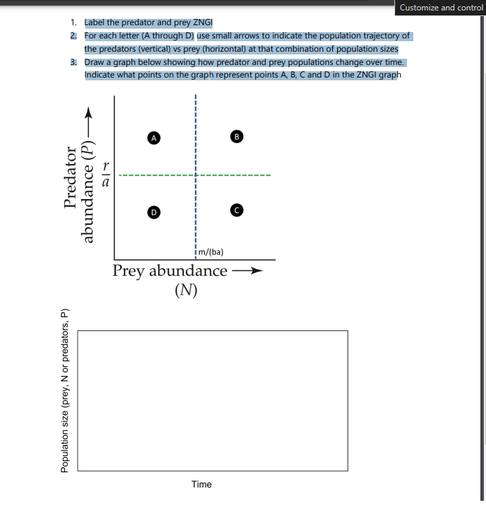 Solved Label the predator and prey ZNGIFor each letter (A | Chegg.com