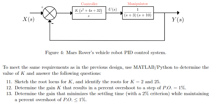 Solved Figure 4: Mars Rover's vehicle robot PID control | Chegg.com