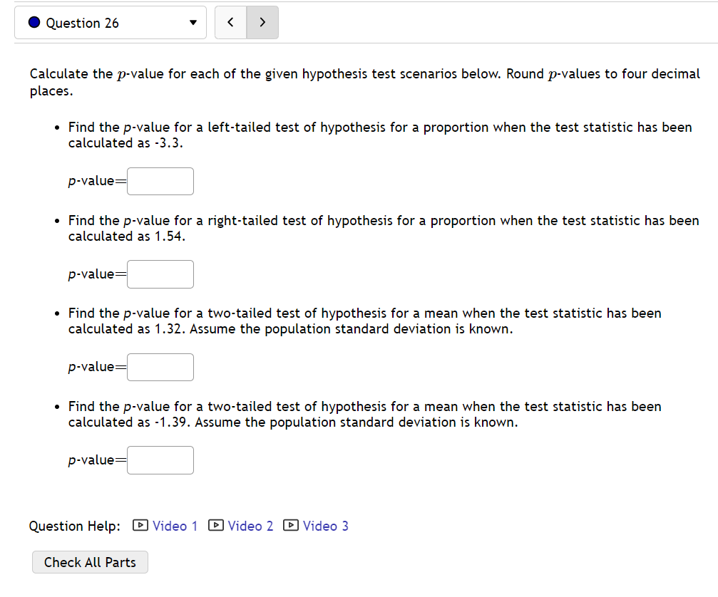 Solved Calculate the critical t-value(s) for each of the | Chegg.com