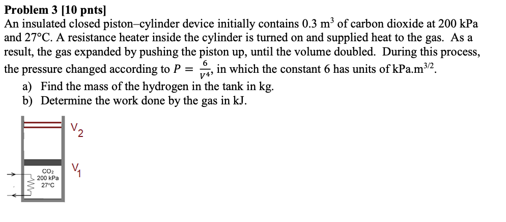Solved Problem 3 [10 pnts] An insulated closed | Chegg.com