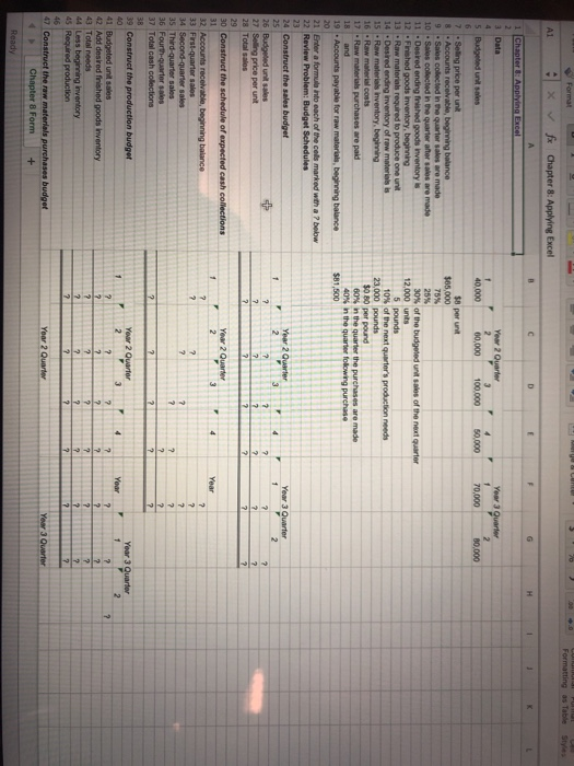 Solved BF and 16 Chapter 8: Applying Excel [LO8-2, LO8-3, | Chegg.com Solved BF and 16 Chapter 8: Applying Excel [LO8-2, LO8-3, | Chegg.com