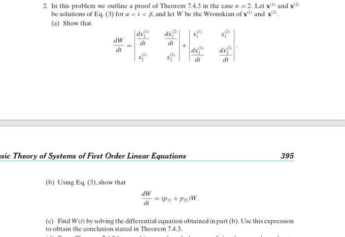 Solved 2. In this problem we outline a proof of Theorem | Chegg.com Solved 2. In this problem we outline a proof of Theorem | Chegg.com