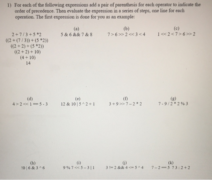 Solved For each of the following expressions add a pair of | Chegg.com