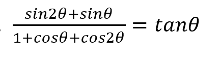 Solved sin2o+sino = tano 1+coso+cos20 | Chegg.com
