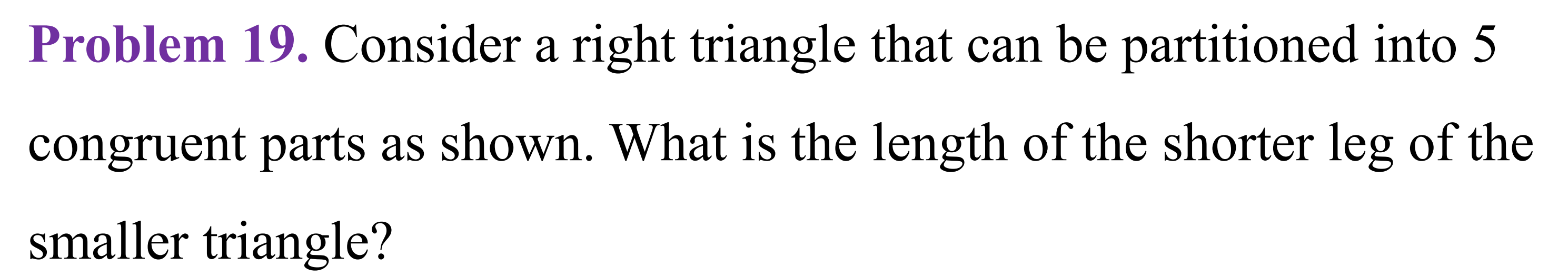 Solved Problem 19 Consider A Right Triangle That Can Be Chegg