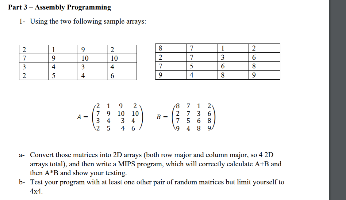 Solved CONVERT THE FOLLOWING CODE TO MIPS (MARS ) USING | Chegg.com