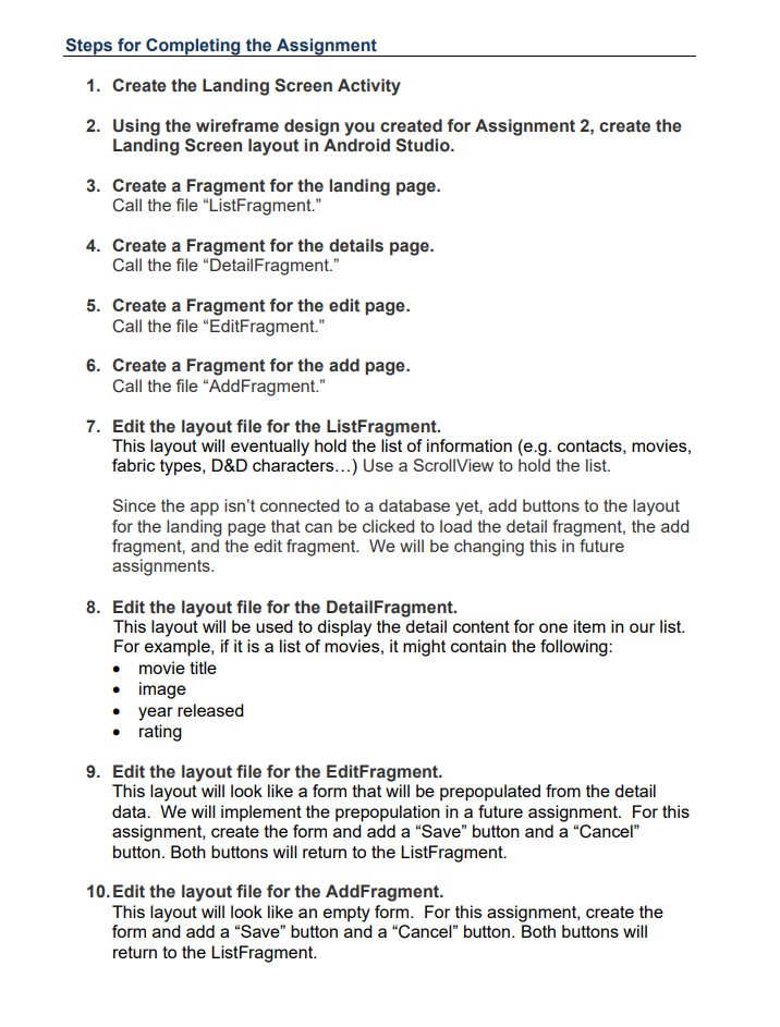 Solved USING THIS WIREFRAME, I need to create the splash | Chegg.com